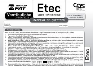 O que Cai na Prova da ETEC 2023? Matérias, Apostilas e Questões (PDF)
