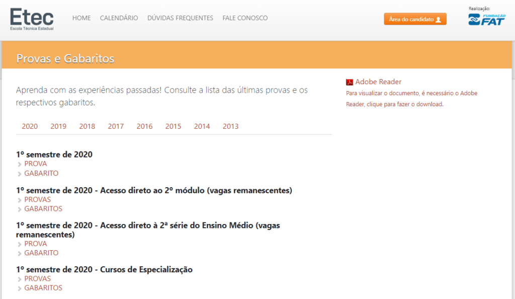 O que Cai na Prova da ETEC 2023? Matérias, Apostilas e Questões (PDF)