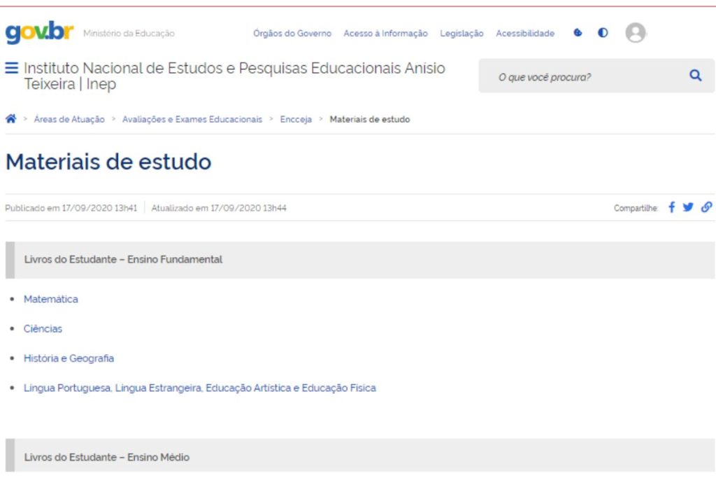 Como funciona o Encceja 2024? Veja as regras para receber certificado!