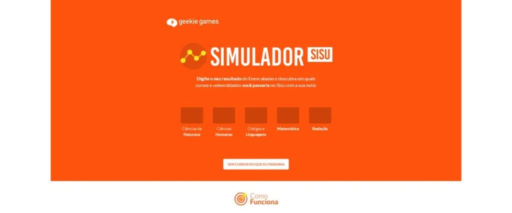 Simulador SISU 2024: Me Salva, Descomplica, Stoodi e Geekie Games